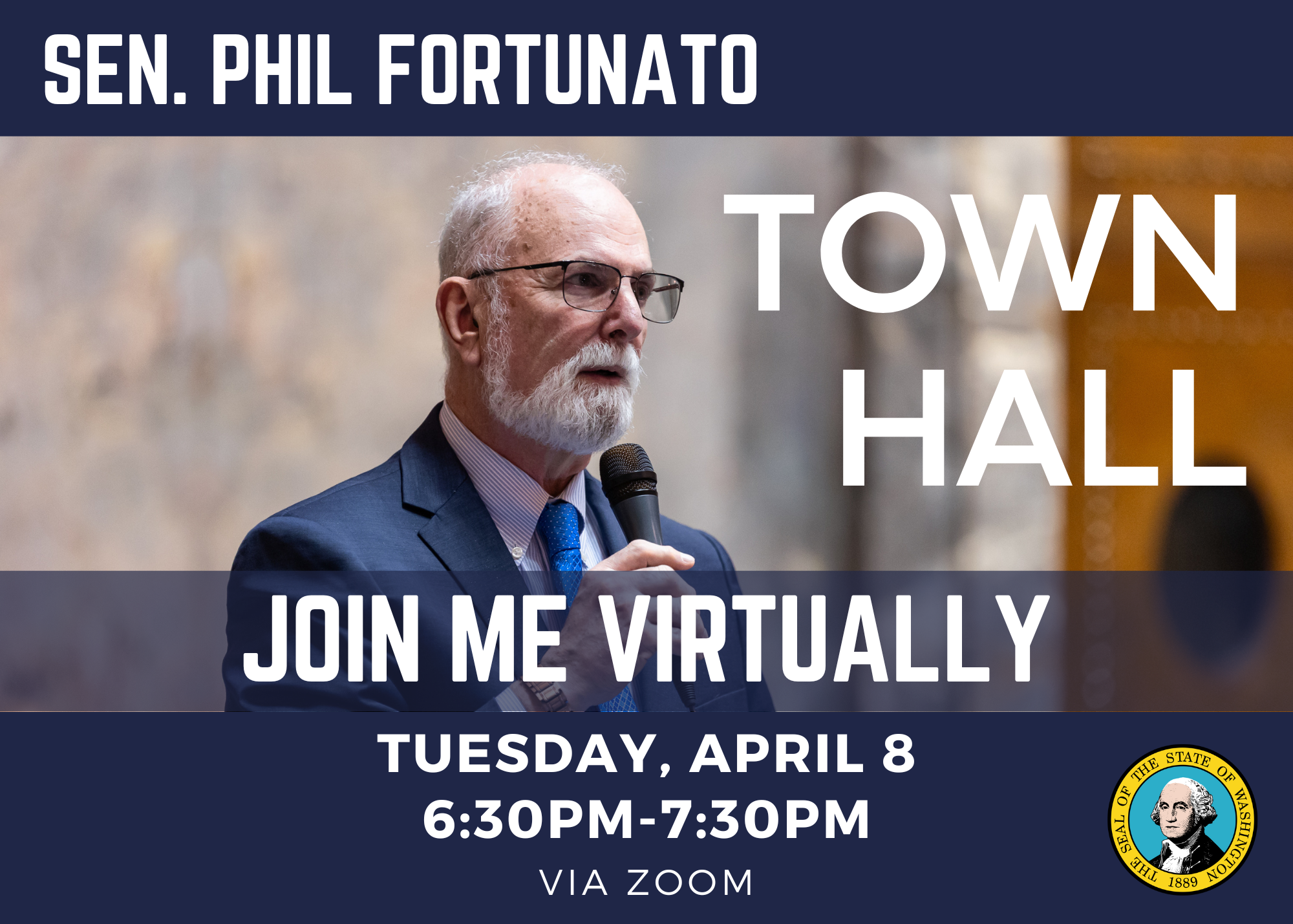 Join me for a virtual town hall April 8, 2025 - Phil Fortunato